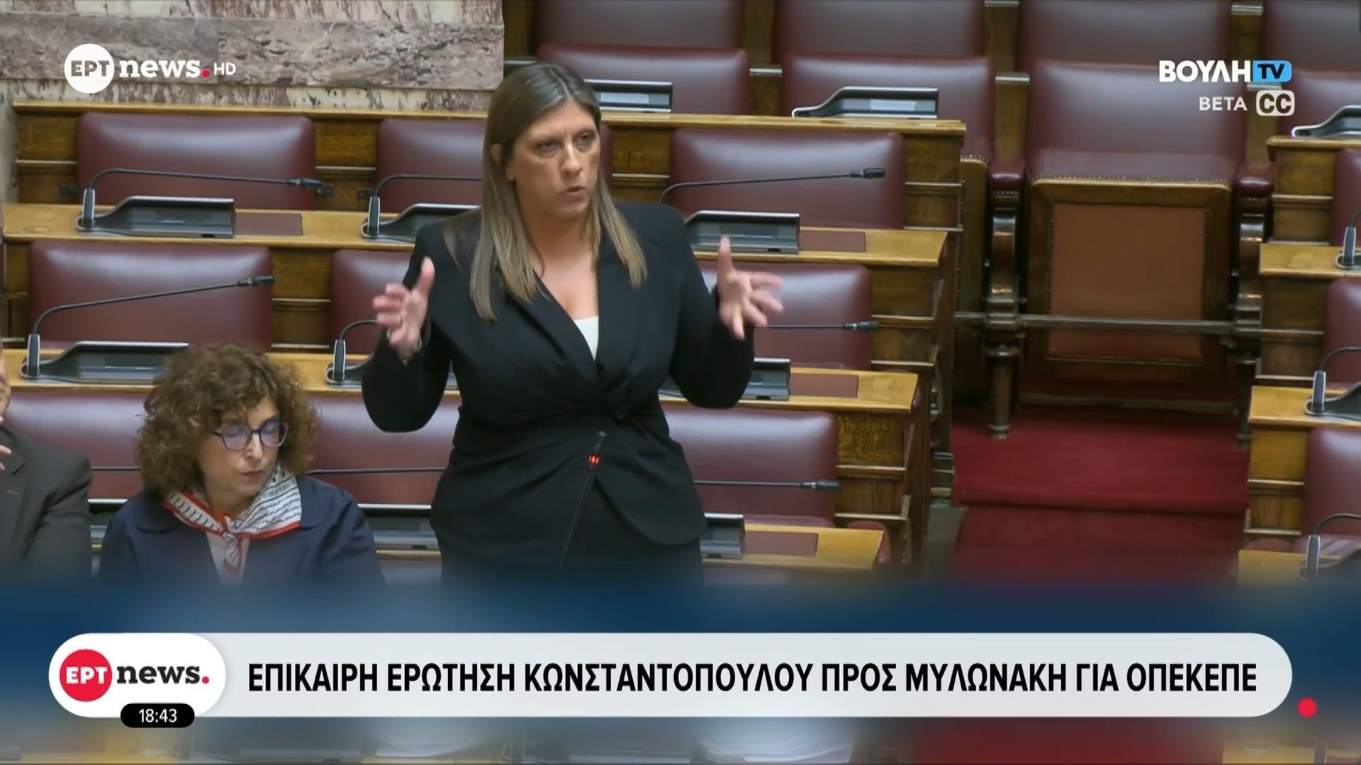 Επίκαιρη ερώτηση Κωνσταντοπούλου προς Μυλωνάκη για ΟΠΕΚΕΠΕ