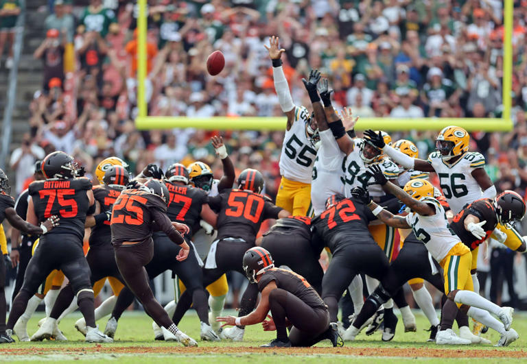 Browns get late interception, blocked FG and walkoff 55-yard FG to come ...