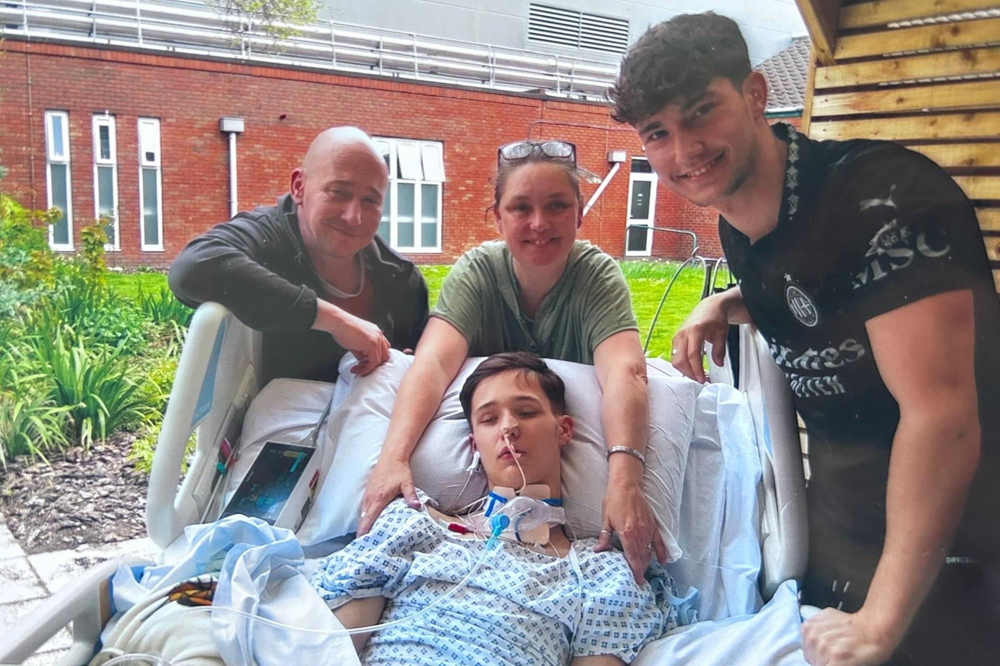 Chesterfield teenager survives devastating crash after losing control ...