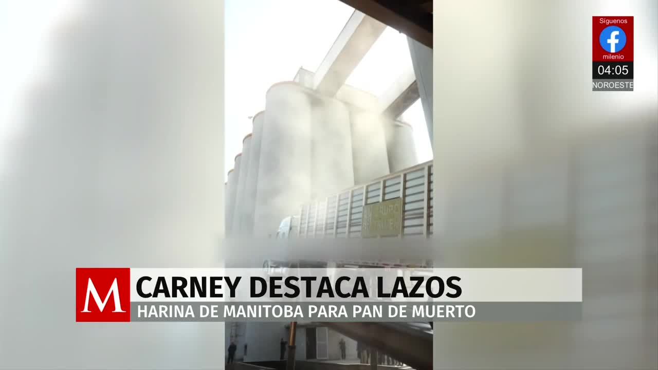 Con pan de muerto, Carney resalta lazos comerciales entre Canadá y México