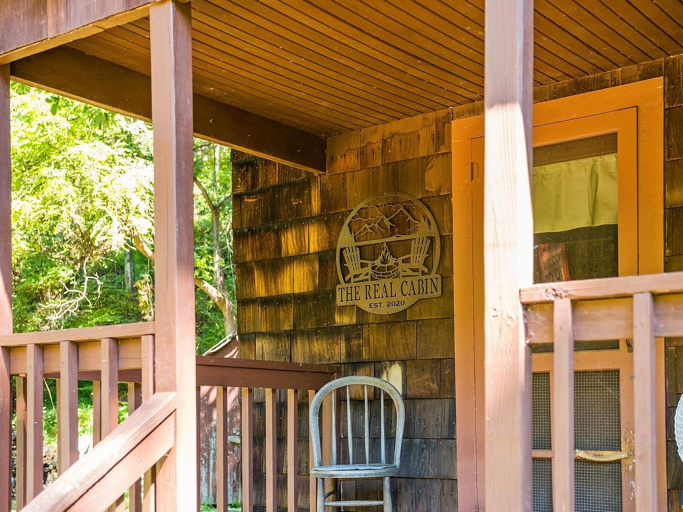 Charming 1931 Log Cabin Retreat on 37 Acres in Virginia with Gardens ...