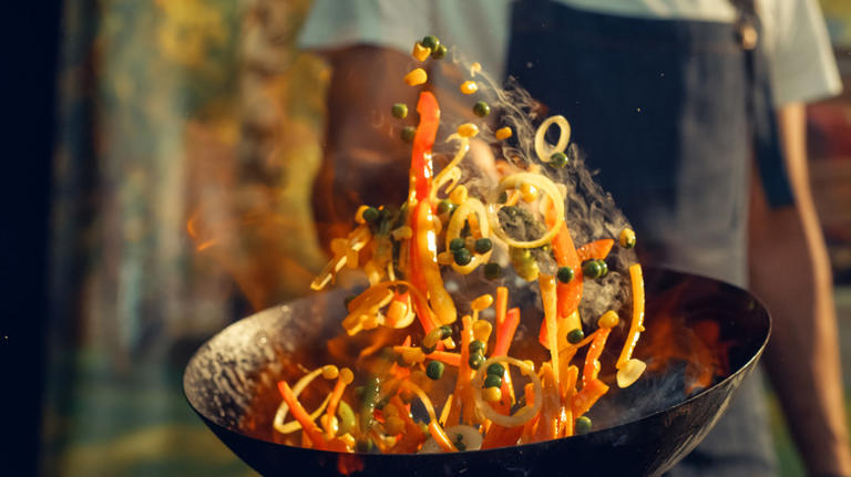 Master This Simple Move To Toss Food In A Wok Like A Pro