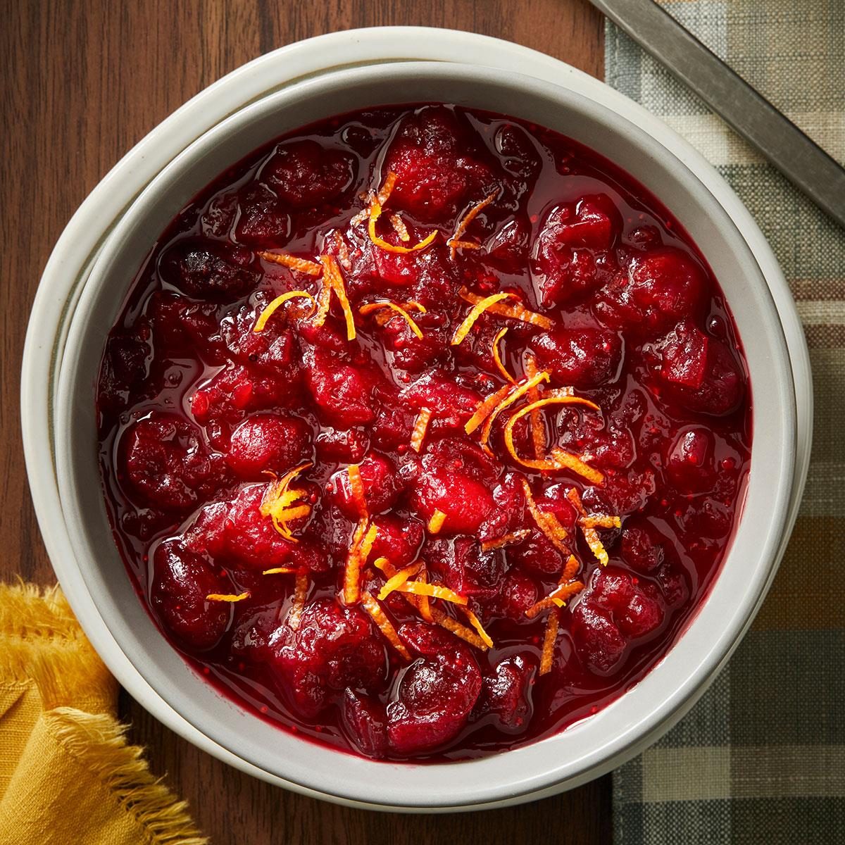 Aperol Spritz Cranberry Sauce