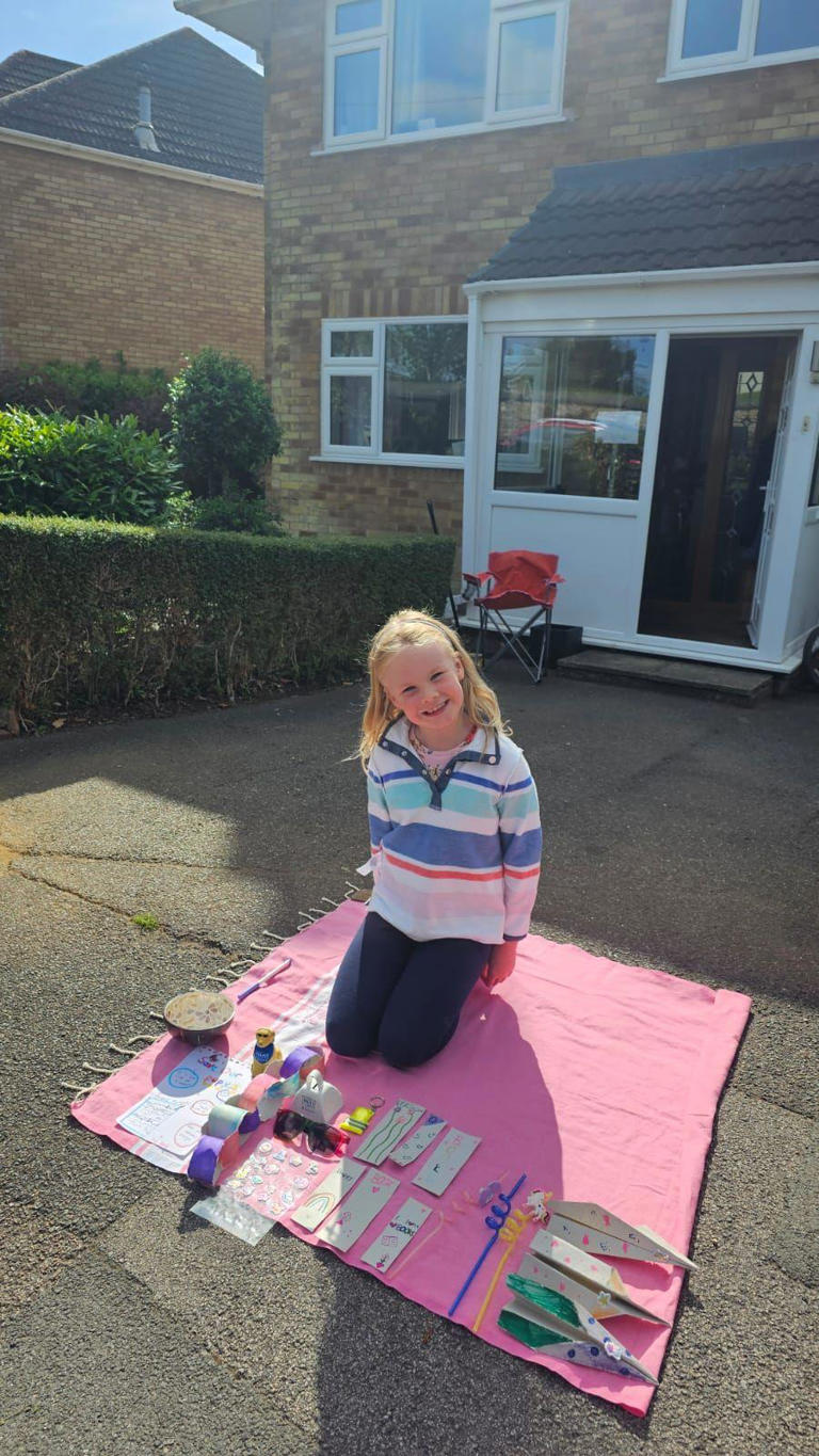 Seven-year-old Ava Sadlee raises money for Animals in Need