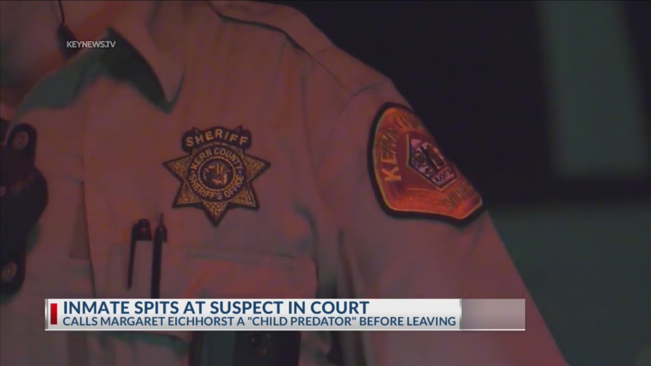 Inmate spits at other inmate in court appearance Friday