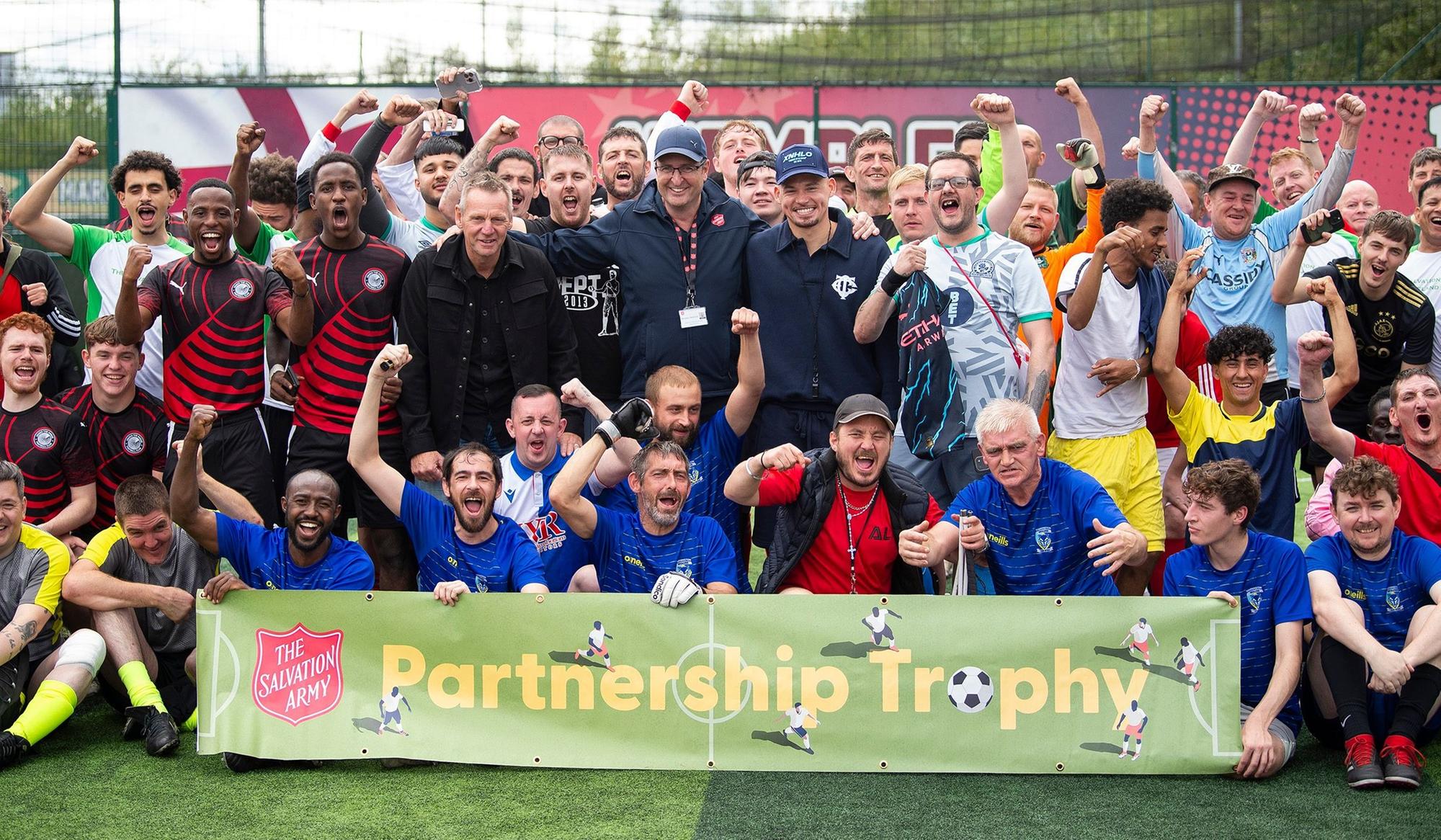 Footballing legends Kalvin Phillips and Stuart Pearce support Salvation ...