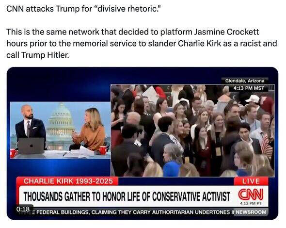 CNN issues furious alert after Trump's latest Charlie Kirk comments as ...