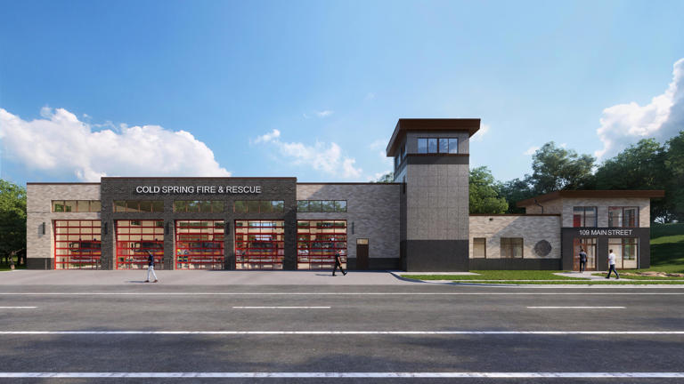 Construction on the Cold Spring Fire Hall Nears Completion