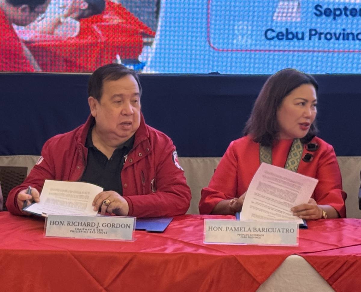 Cebu govt, Red Cross ink partnership deal