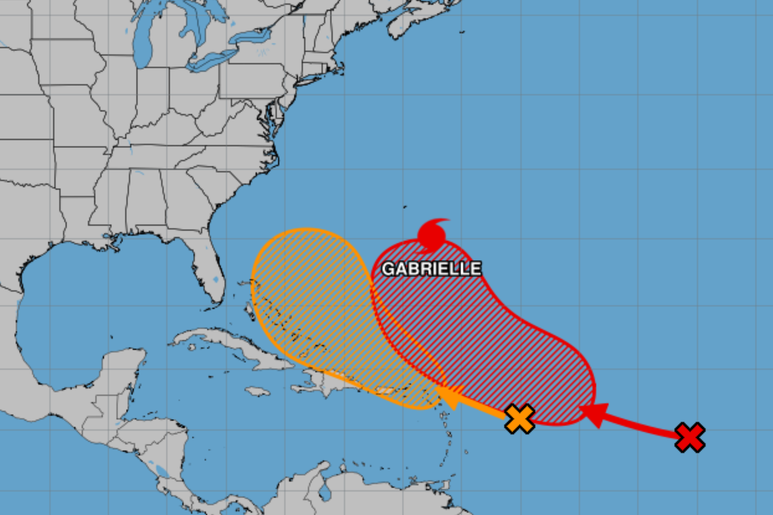 Hurricane Humberto set to form in Atlantic behind Gabrielle