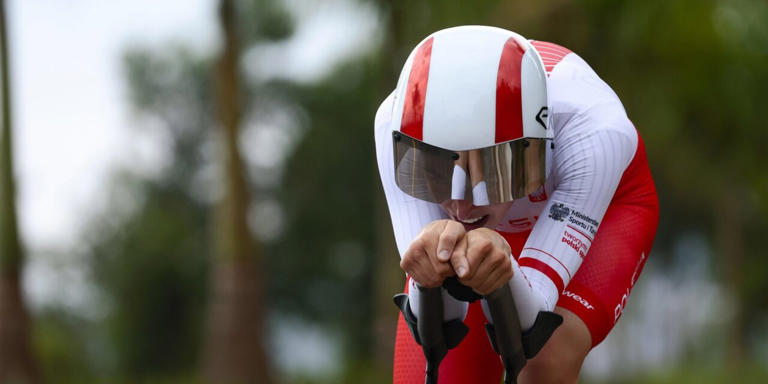 WK 2025: Jakob Söderqvist maakt favorietenrol meer dan waar in tijdrit ...