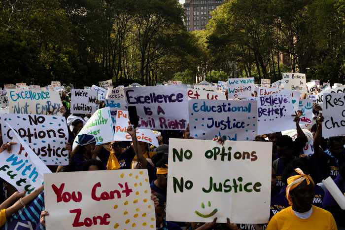 Charter school supporters rally for ‘equal treatment’, more funding as ...
