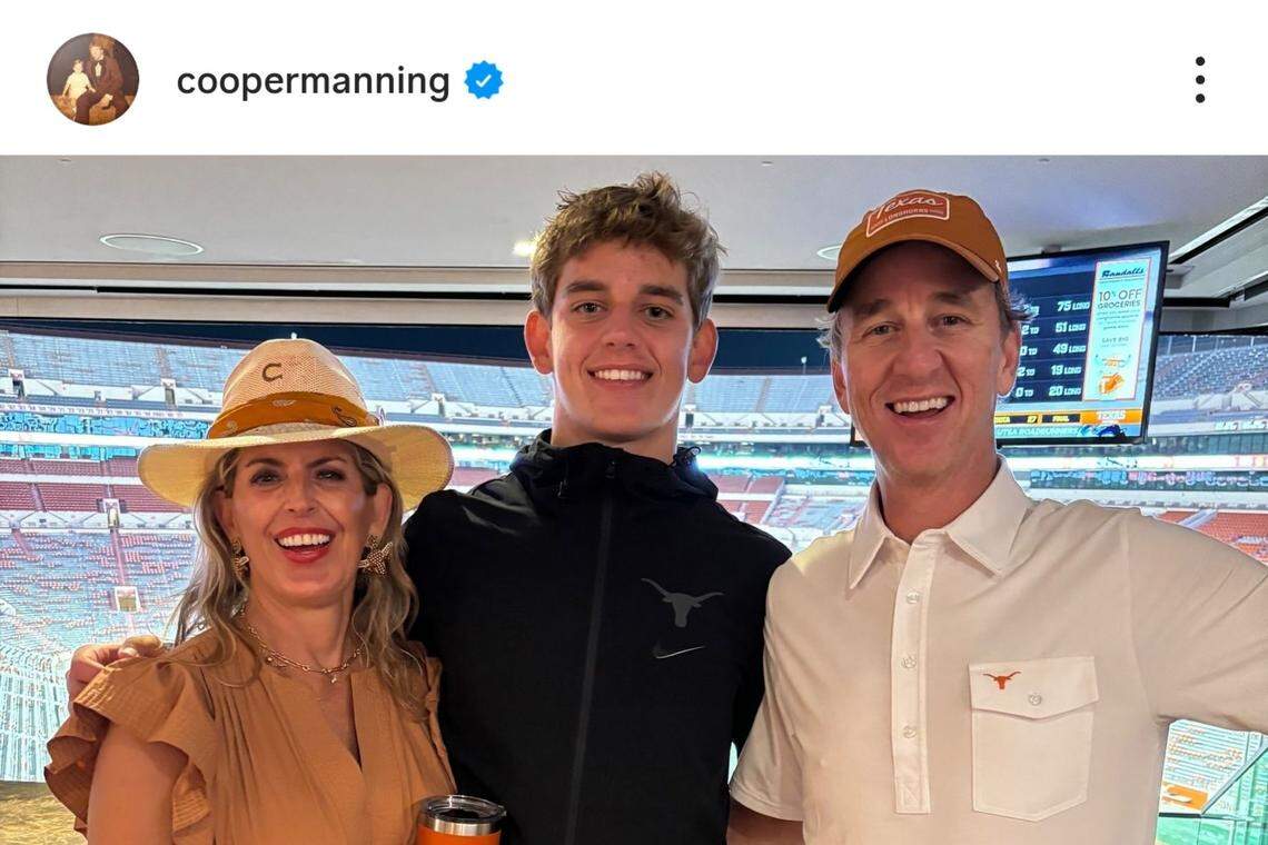 Texas QB Arch Manning reveals how his mom reacted to his ‘stare down'