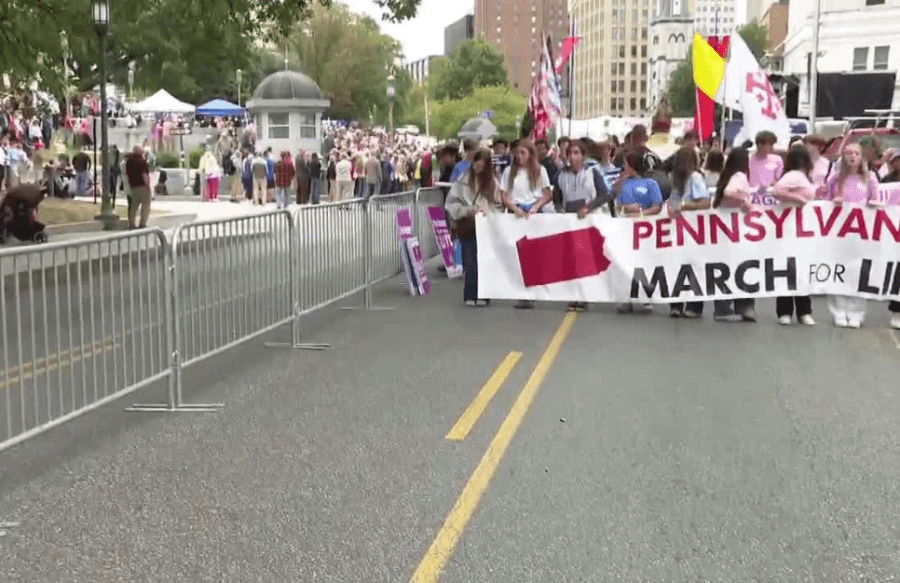 Thousands gather outside PA capitol for March for Life