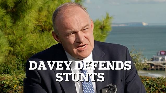 Ed Davey defends political stunts despite poll suggesting to stop