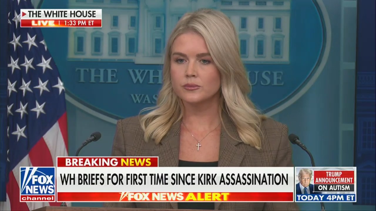 Reporter Grills Leavitt On Trump’s ‘Hate’ Comments Versus Erika Kirk’s ...