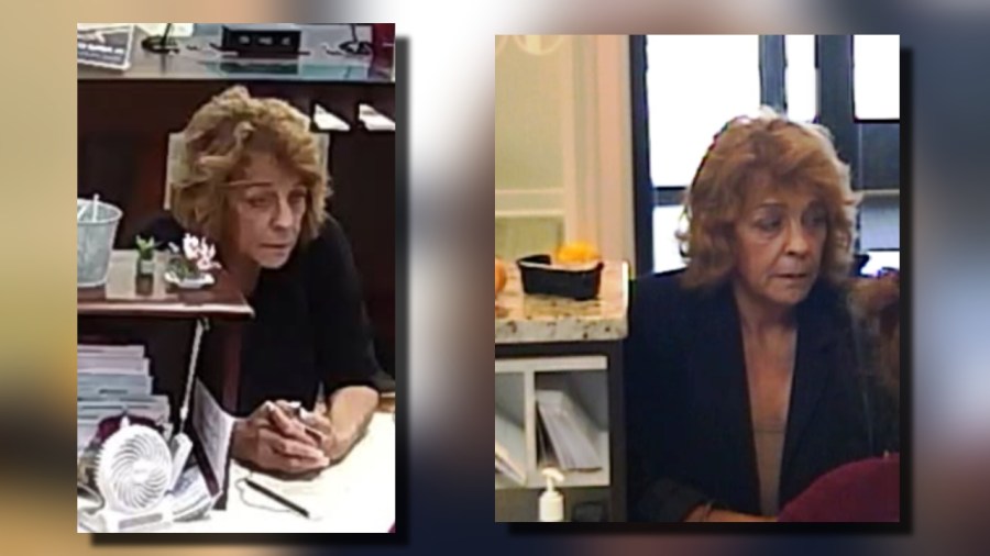 Suspect sought in attempted check fraud at Chesterfield bank