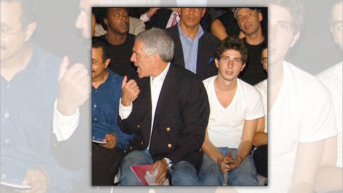Here's how we know photo showing Epstein and OpenAI CEO Sam Altman is fake