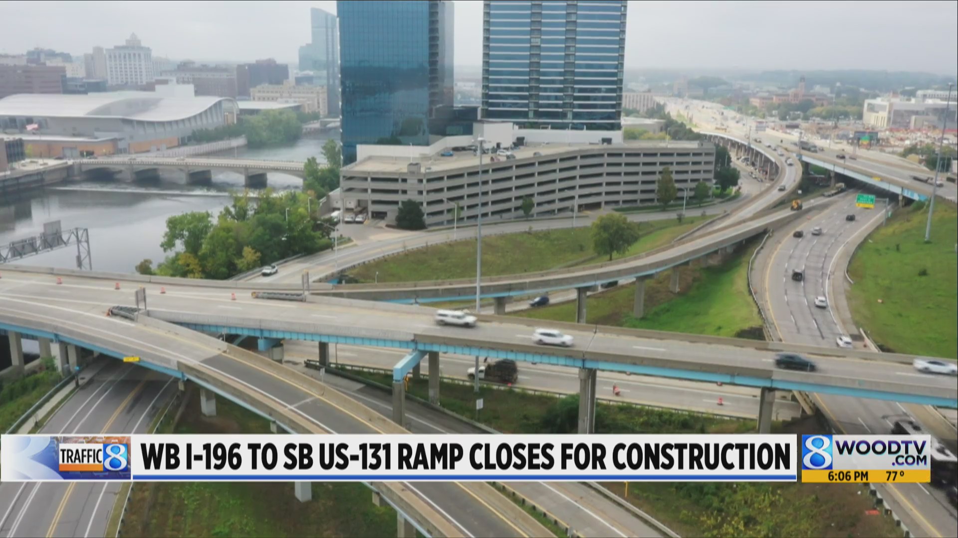 Lane, ramp closures at I-196/US-131 interchange could snarl traffic