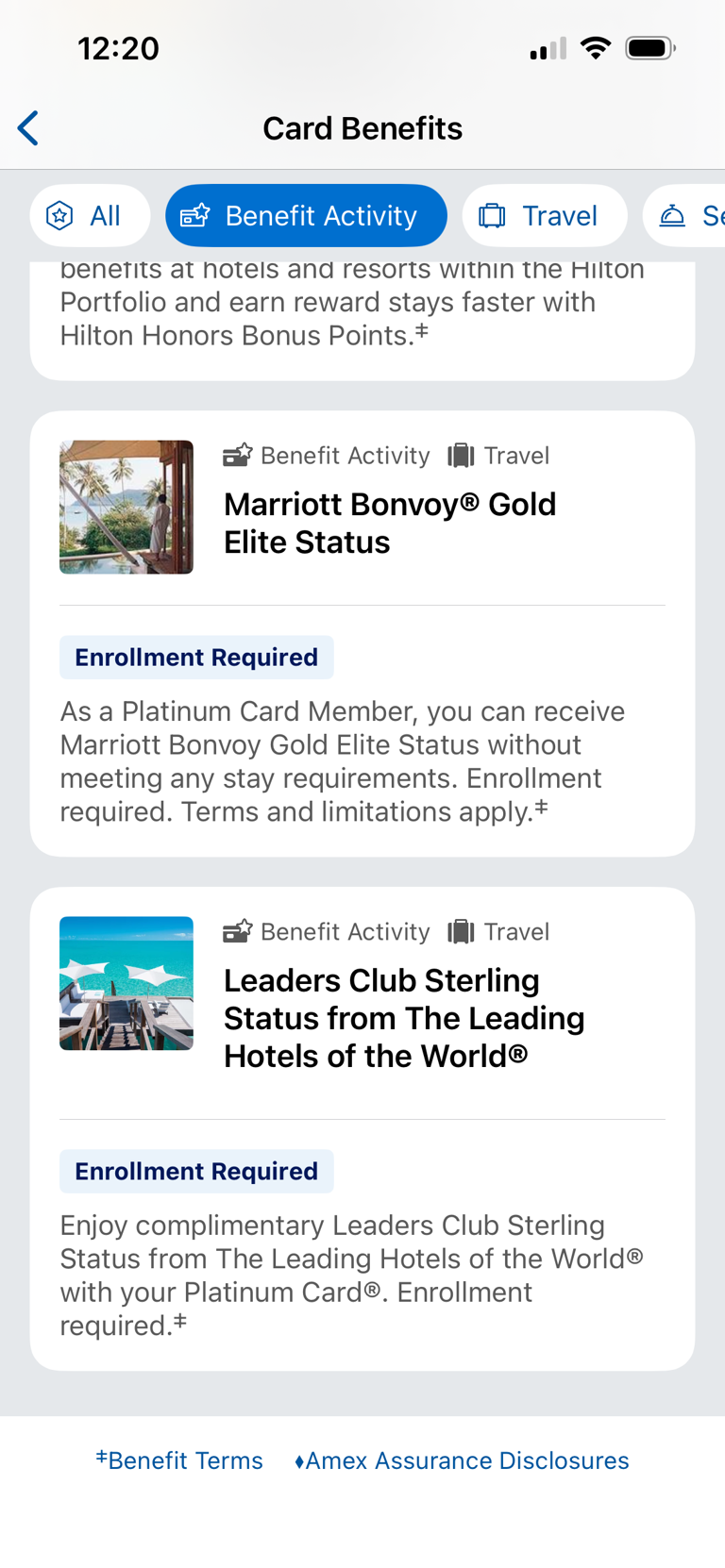 How to enroll in and track your Platinum benefits in the updated Amex app