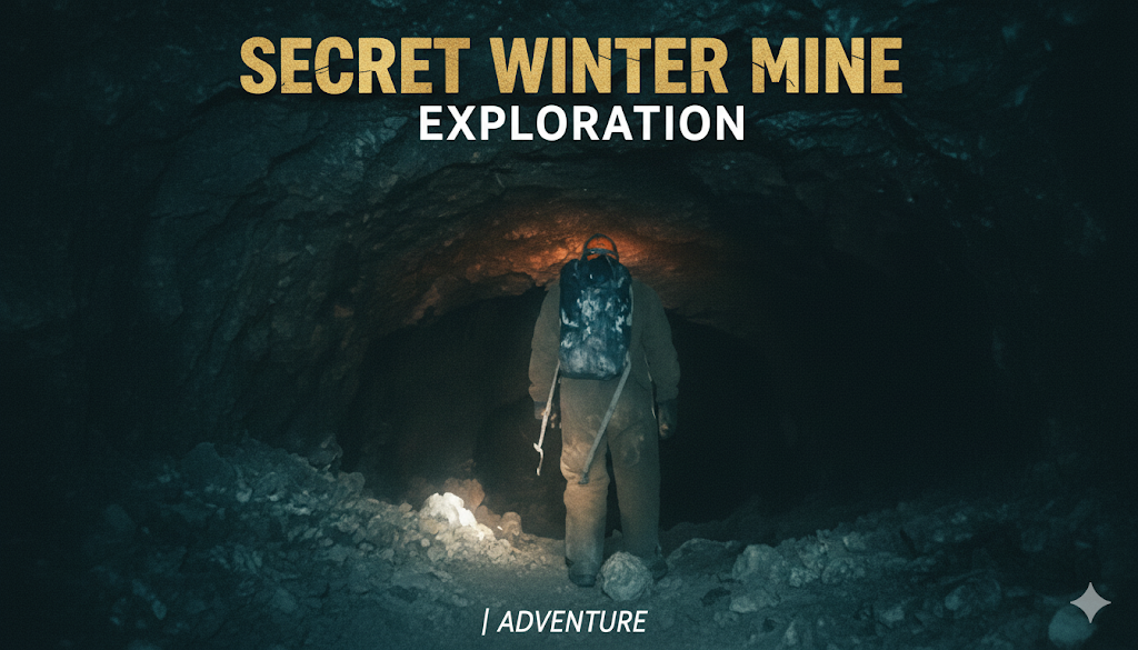 Secret Winter Mine Exploration | Adventure