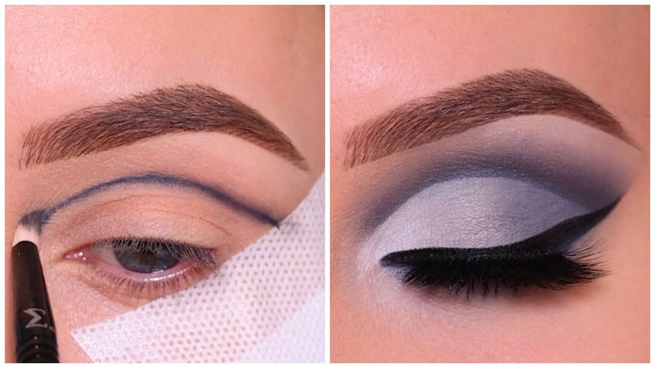 Master the cool-toned cut crease – step-by-step makeup tutorial