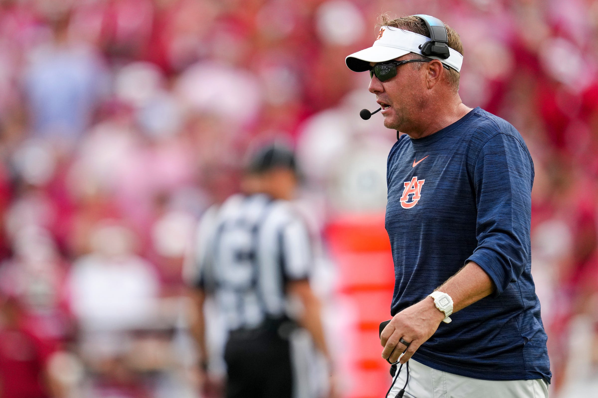 'Get used to it, move on.' What Hugh Freeze said about officiating in ...