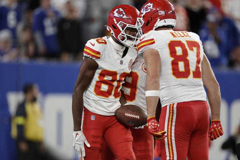 Tyquan Thornton's breakout performance lifts Chiefs to first win of the ...