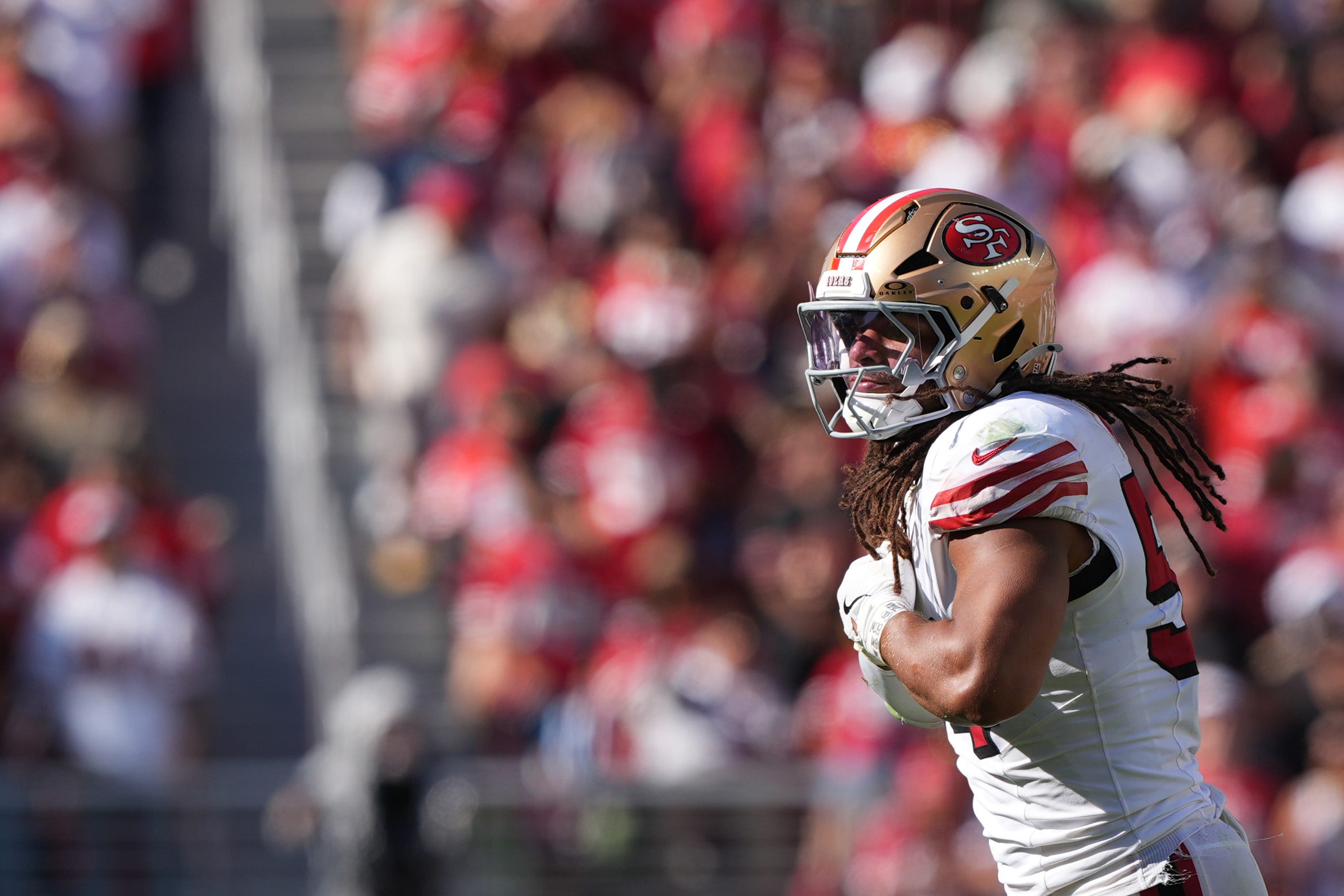 Fred Warner refuses to rule out early return for playoffs vs. Seattle