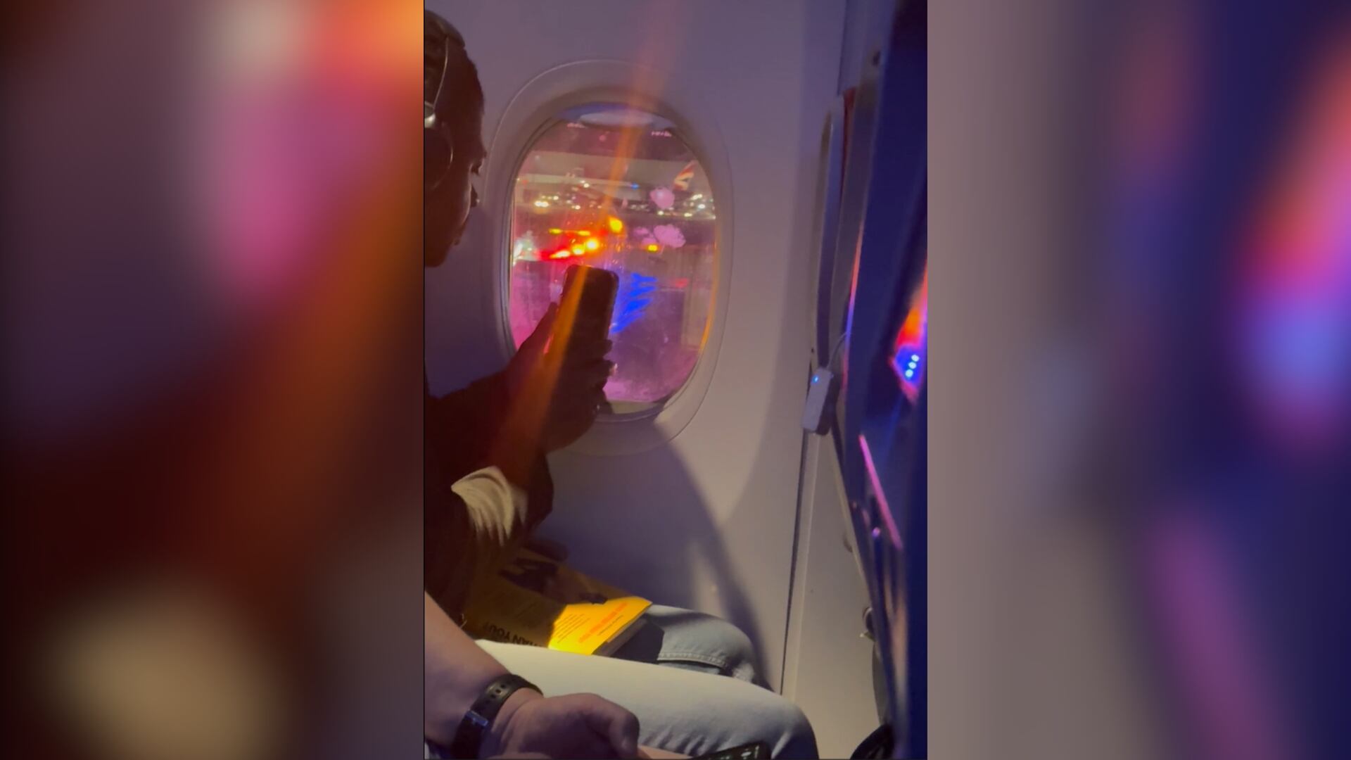 Delta flight to Sacramento experiences engine sparks, turns back around ...