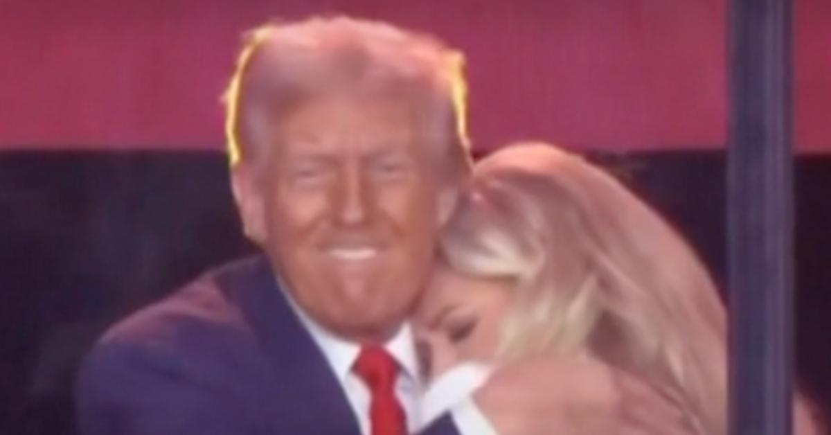 Donald Trump Makes Weird Face as He Affectionately Hugs Erika Kirk ...