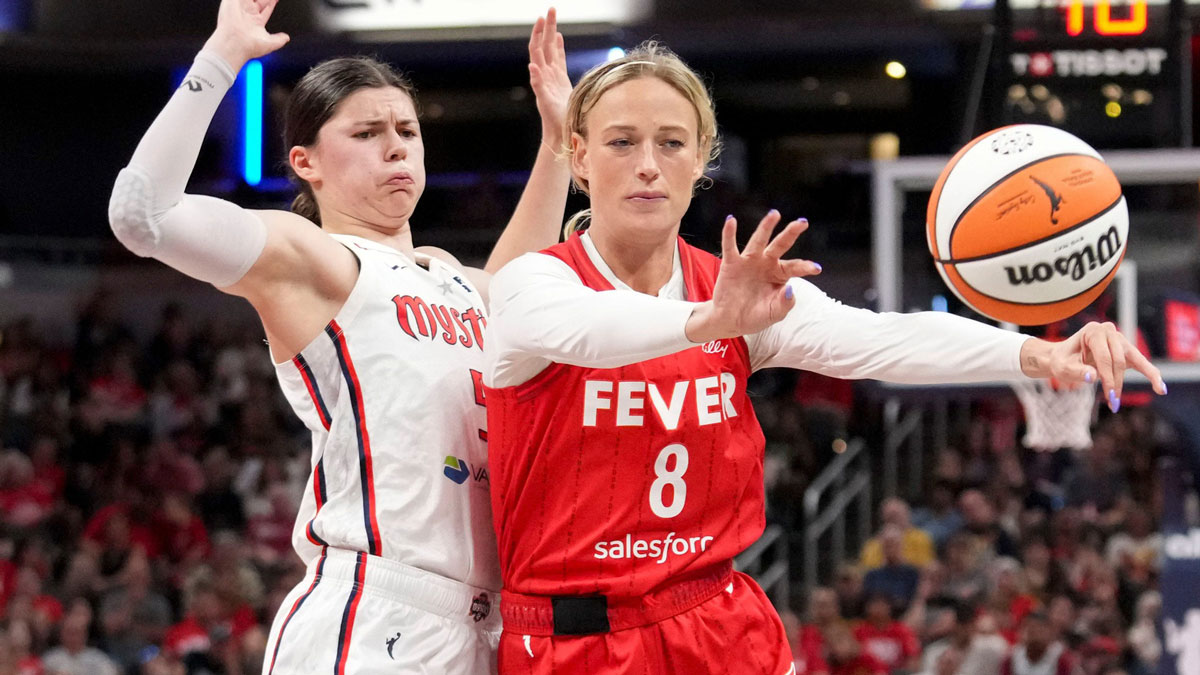 Fever’s Sophie Cunningham hits Vegas pool after Game 1 win vs. Aces