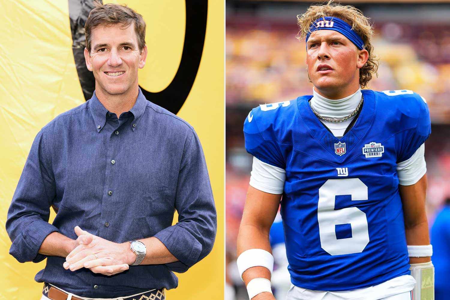 Eli Manning Offers to Help Giants Rookie Jaxson Dart Get Settled with ...