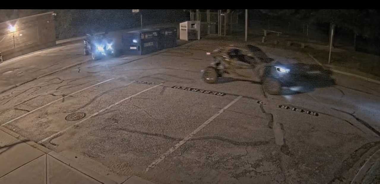 Maryland Cop Car Smashed By Fleeing UTV During Wild School Parking Lot ...