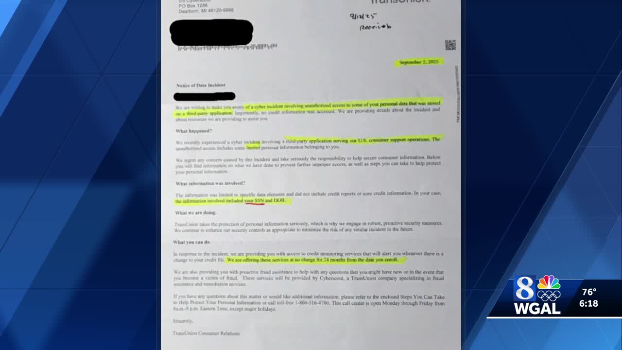 Fake Data Breach Letter