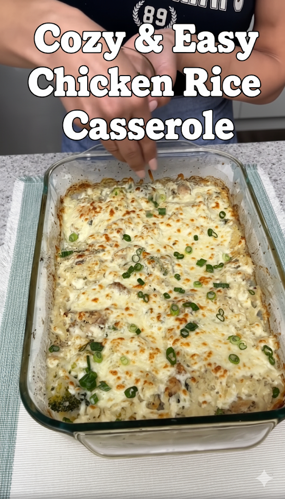 Cozy & Easy Chicken Rice Casserole