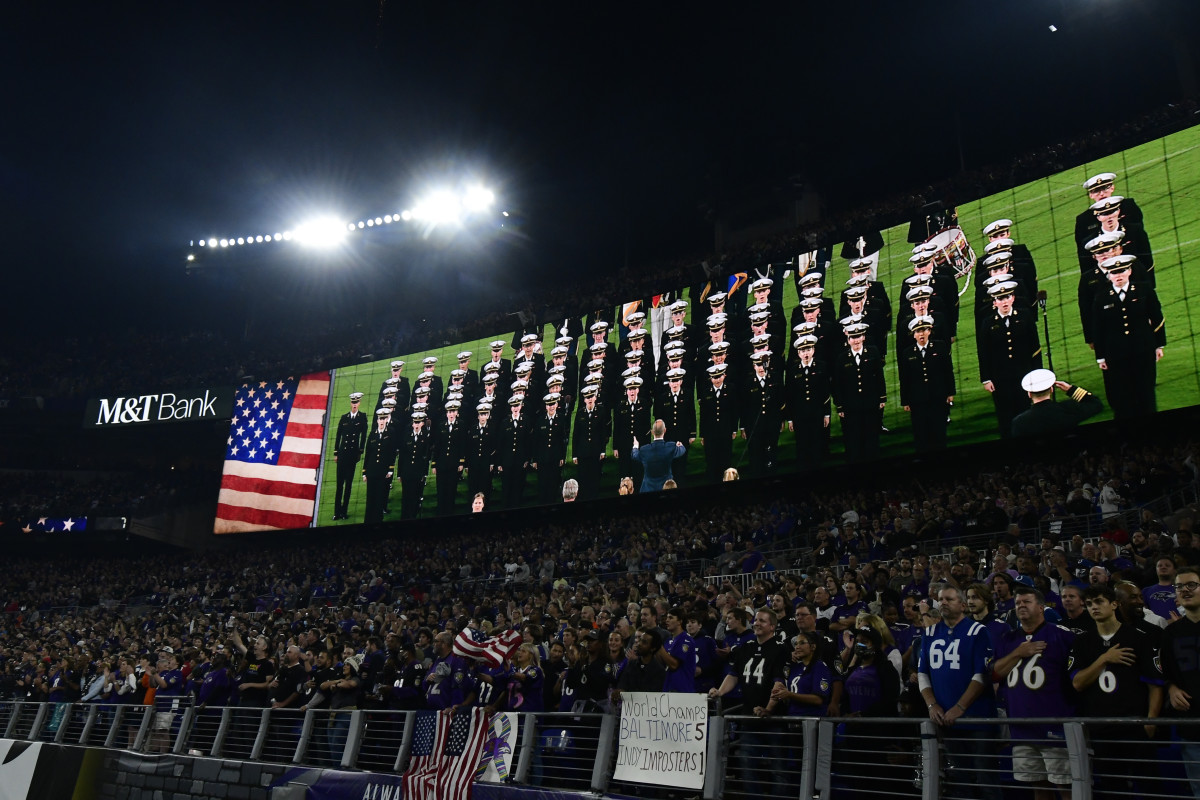 NFL Fans Praise National Anthem Singer At Lions-Ravens Game