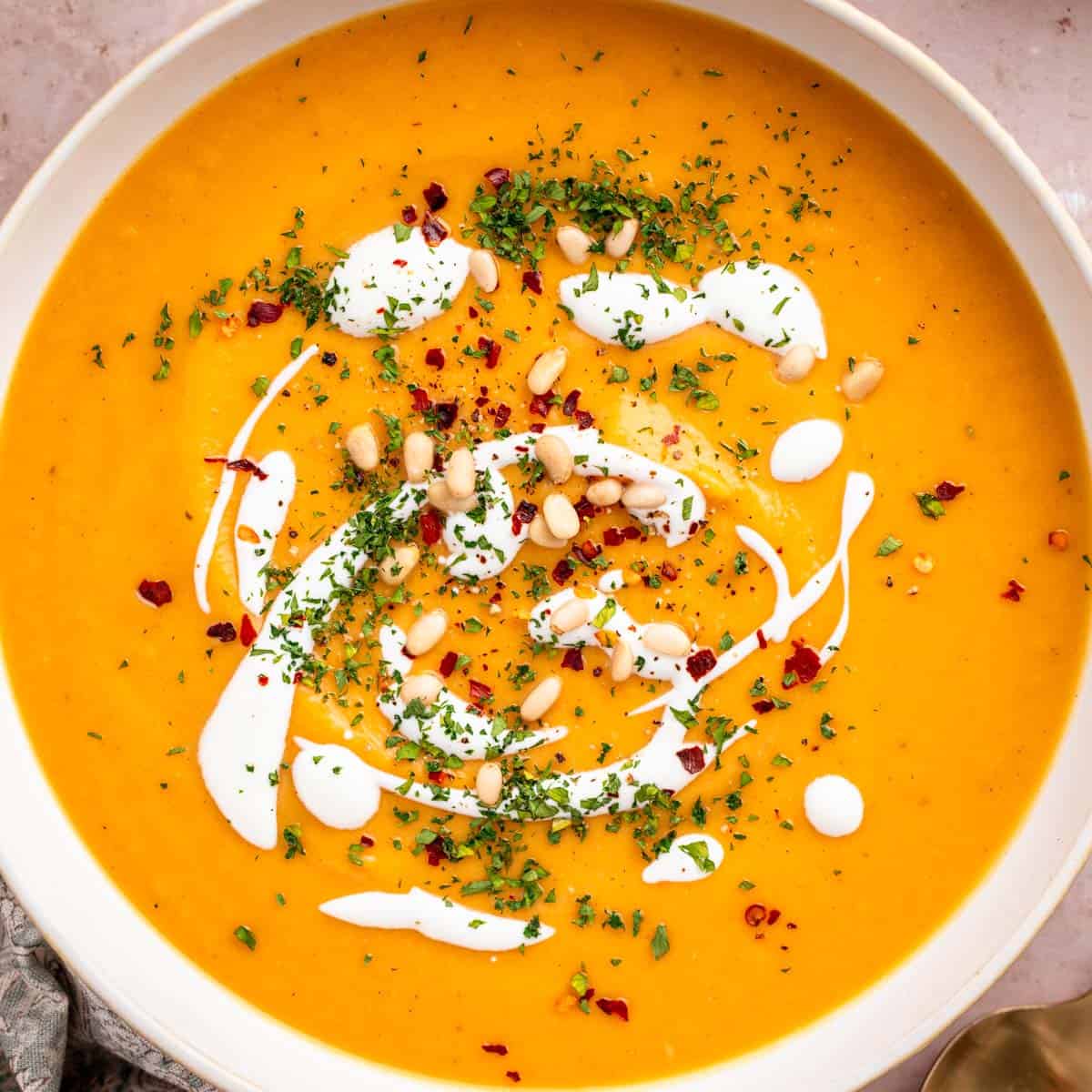 Sweet Potato Soup with Coconut Milk