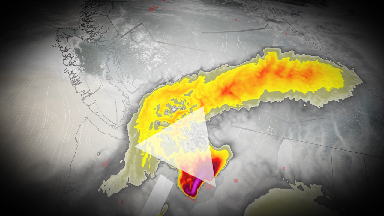 Hazy déjà vu? U.S. wildfire smoke set to return to B.C.