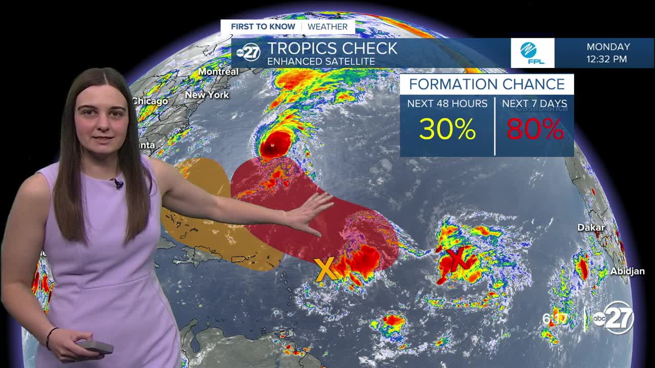 Tropics Check: Gabrielle plus two more waves (09/22/2025)
