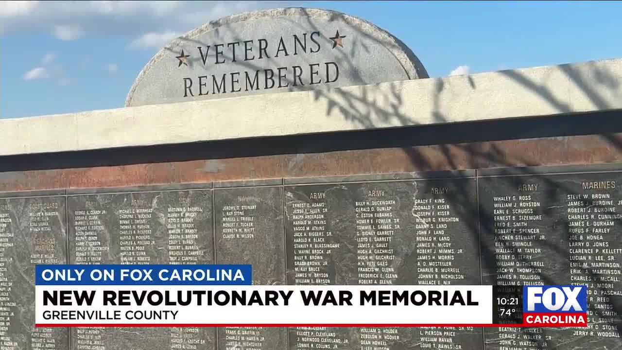 New memorial wall to commemorate Upstate American Revolution heroes