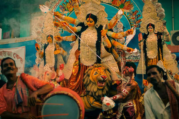 How Maa Durga's Sacred Symbols Transform Modern Fashion