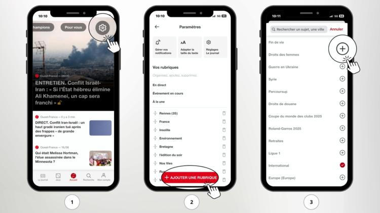 Ouest-France lance une nouvelle version de son application mobile