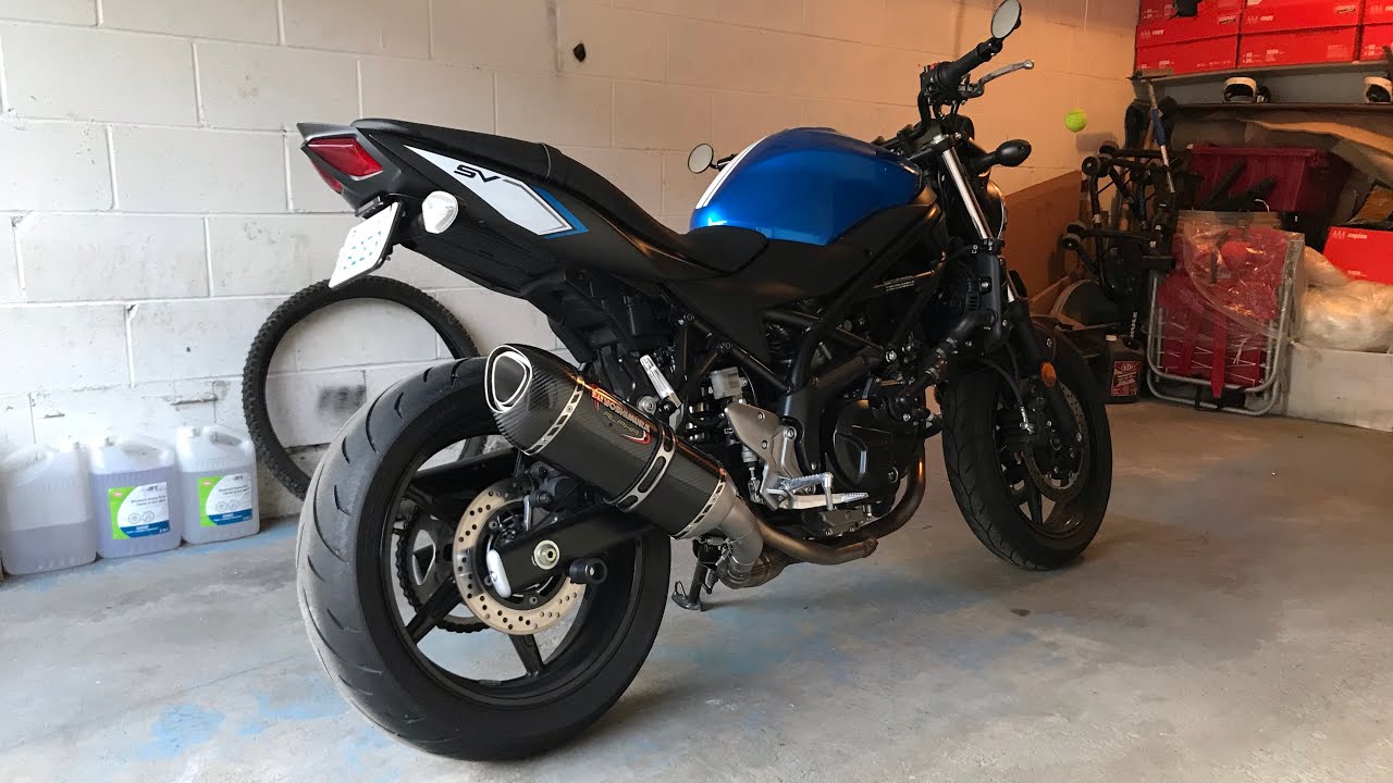 Installing a Yoshimura Exhaust on the SV650 + Sound Test 4K
