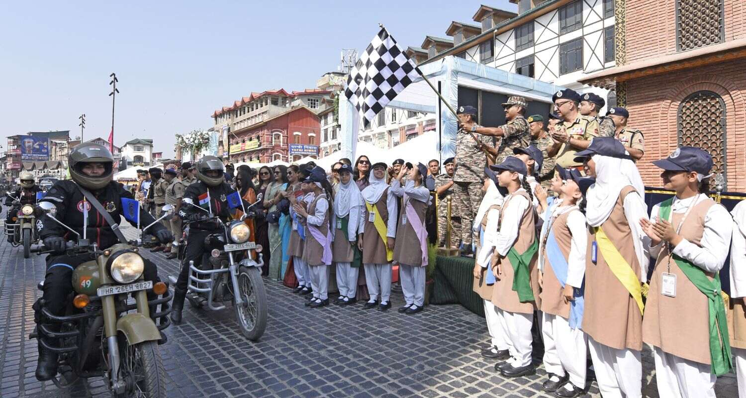 The DG flagged off the third edition of the Yashasvini High-Altitude ...
