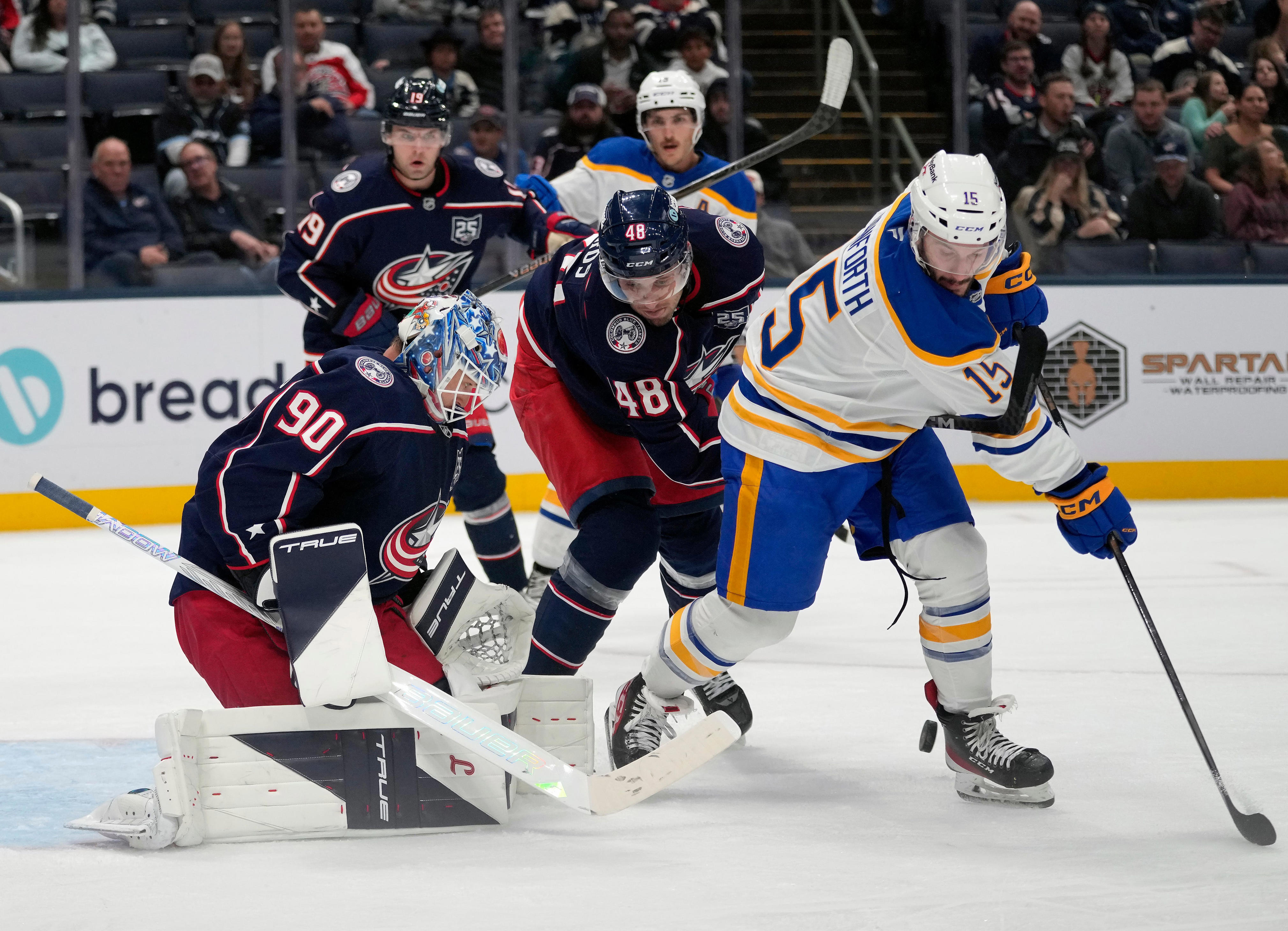Merzlikins starts, Chinakhov to make season debut for Columbus Blue Jackets