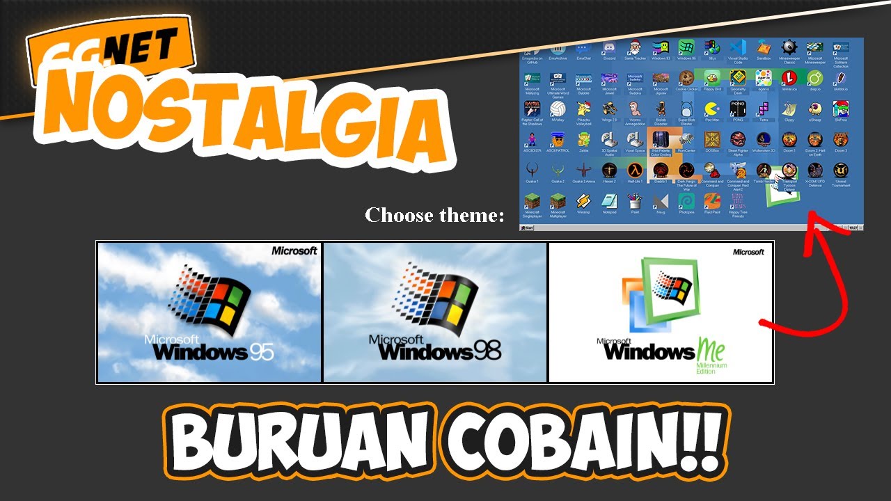 Mencoba Windows Jadul Beserta Aplikasinya Tanpa Perlu di Install