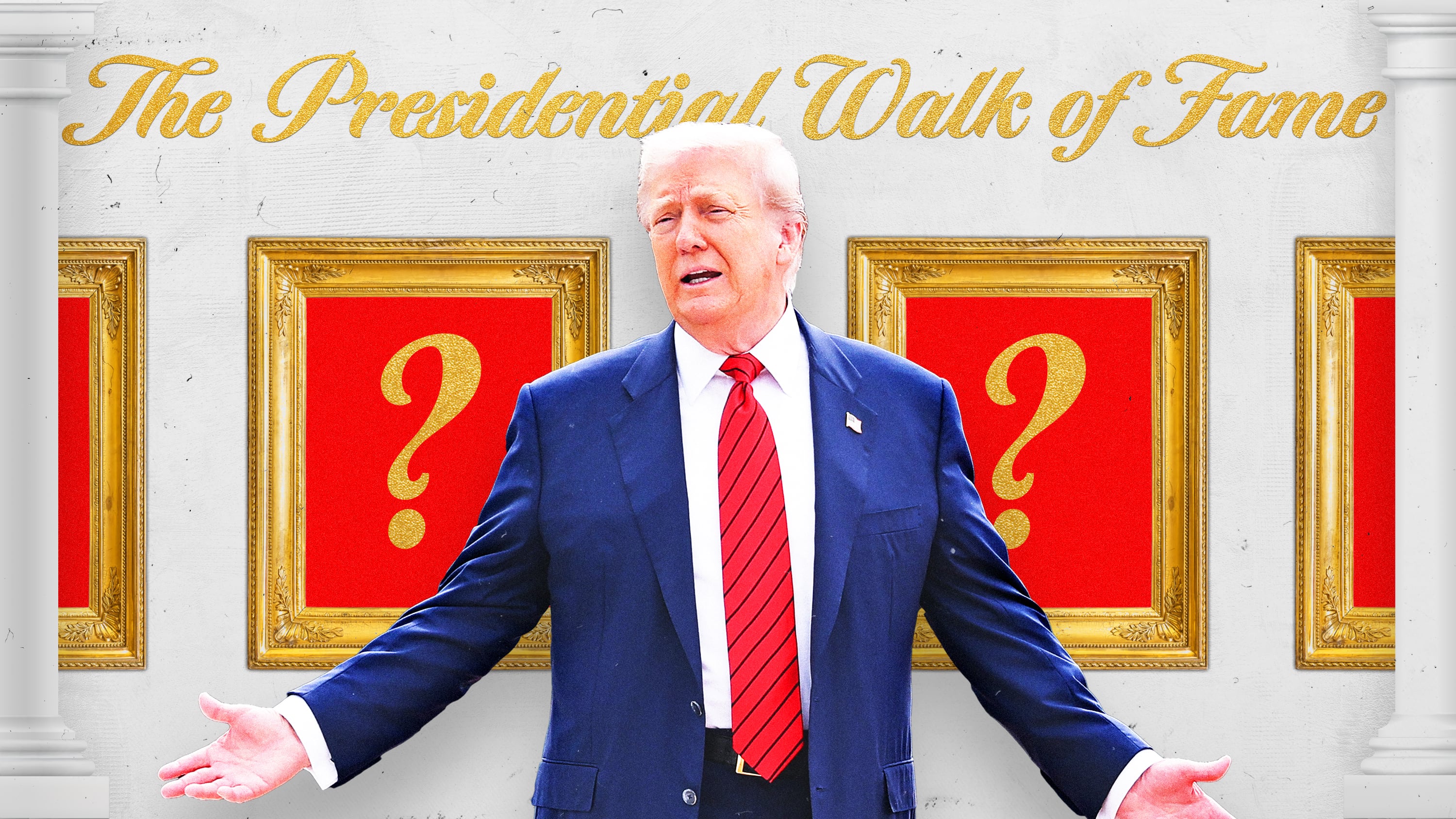 Donald Trump Turns White House Colonnade Into Tacky Presidential ‘Walk ...