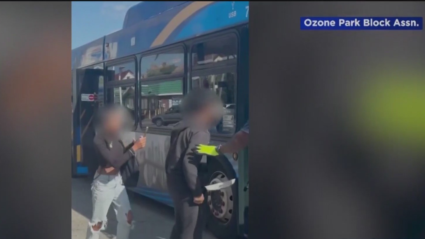 Teens menace boy with machete and pepper spray on Queens bus