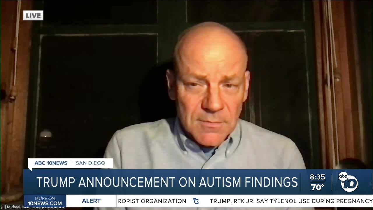 Trump announcement on Autism findings